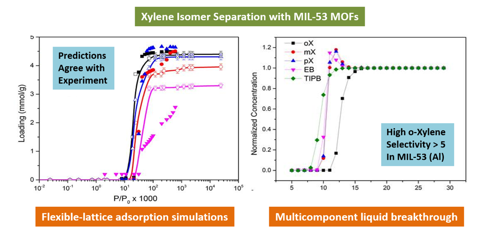Liquid Phase Multicomponent Separation of Xylene Mixtures by Flexible ...